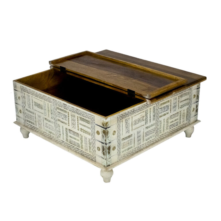 Wooden Tarun Trunk Coffee Table | Sotran Dekorativ