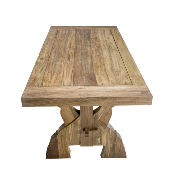 Simon Reclaimed Teak Dining Table - Seats 8 | Sotran Dekorativ