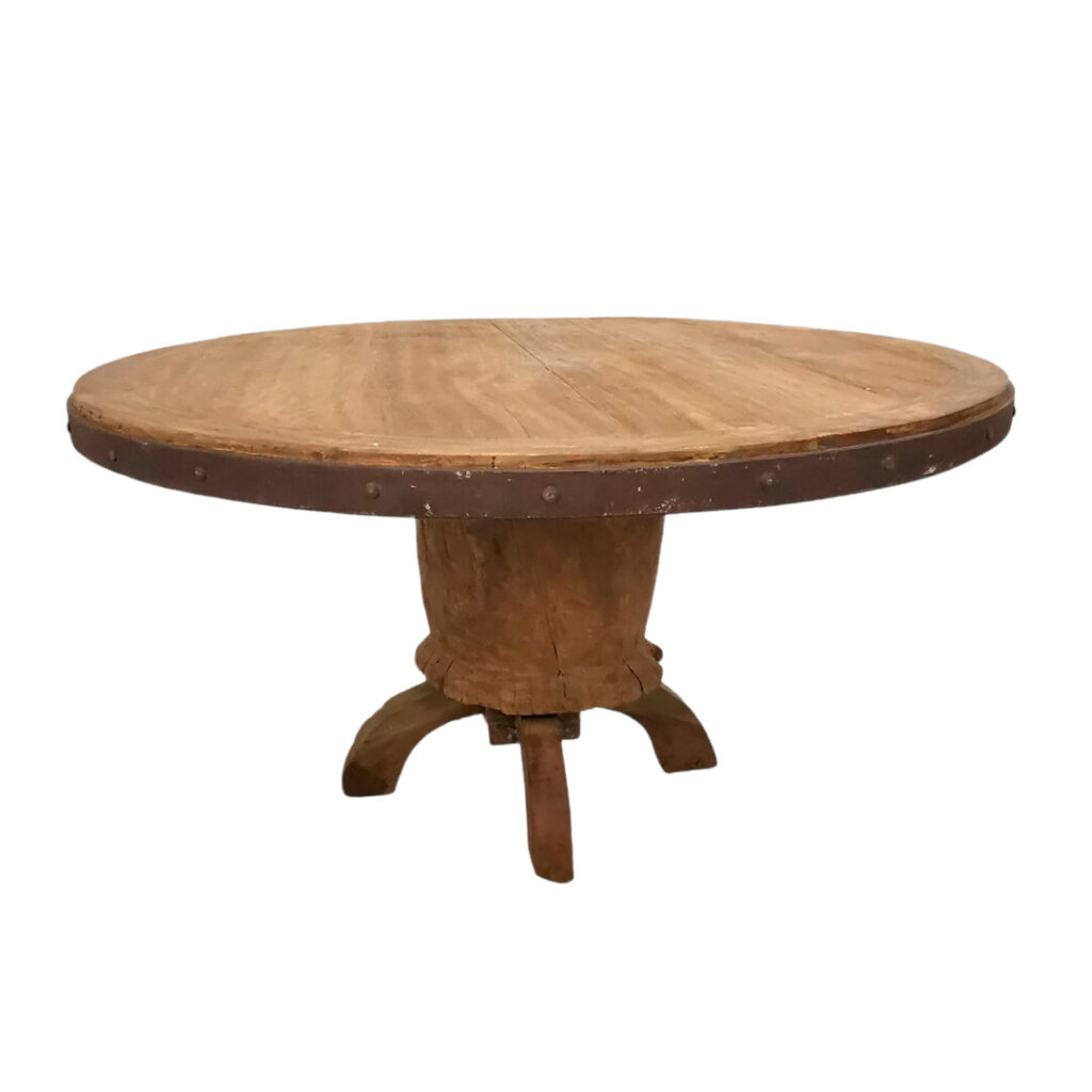 Teak Round Ivar Dining Table | Furniture | Sotran Dekorativ