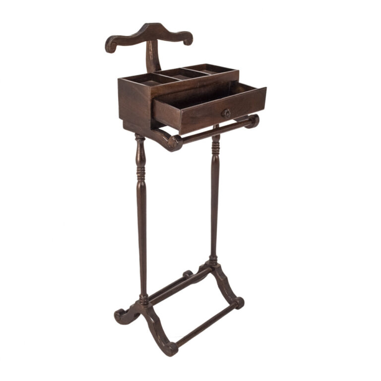 Wooden Dumb Valet With Drawer | Sotran Dekorativ