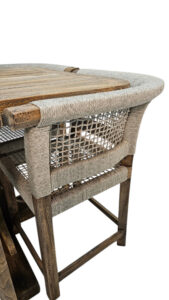 Teak Mundo Dining Table With Chairs | Sotran Dekorativ