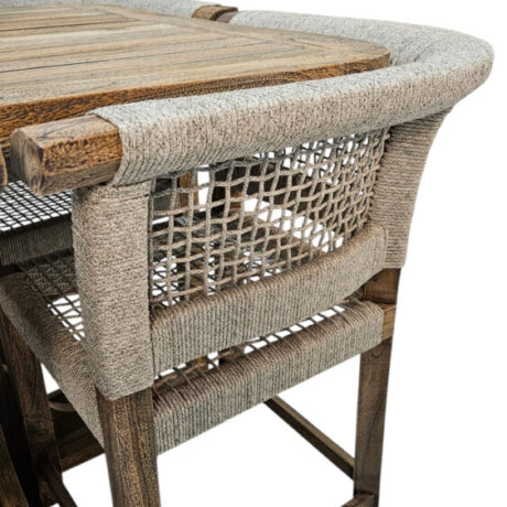 Teak Mundo Dining Table With Chairs | Sotran Dekorativ